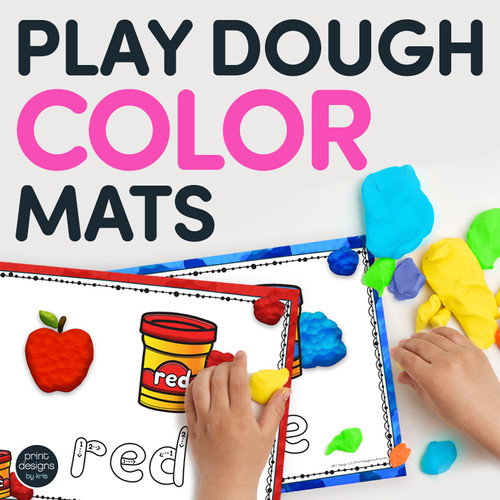 Playdough COLOR Mats - Playdoh COLOR Mats | printdesignsbykris