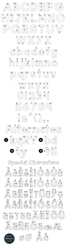 Letter Learning FONT Makes Life Easier