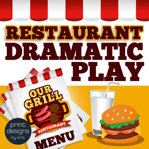Dramatic Play Restaurant - Preschool and Kindergarten Restaurant ...