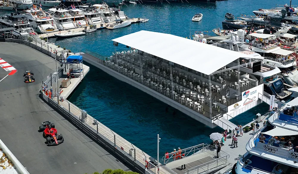 Monaco Grand Prix Unveils Luxurious Floating Grandstand