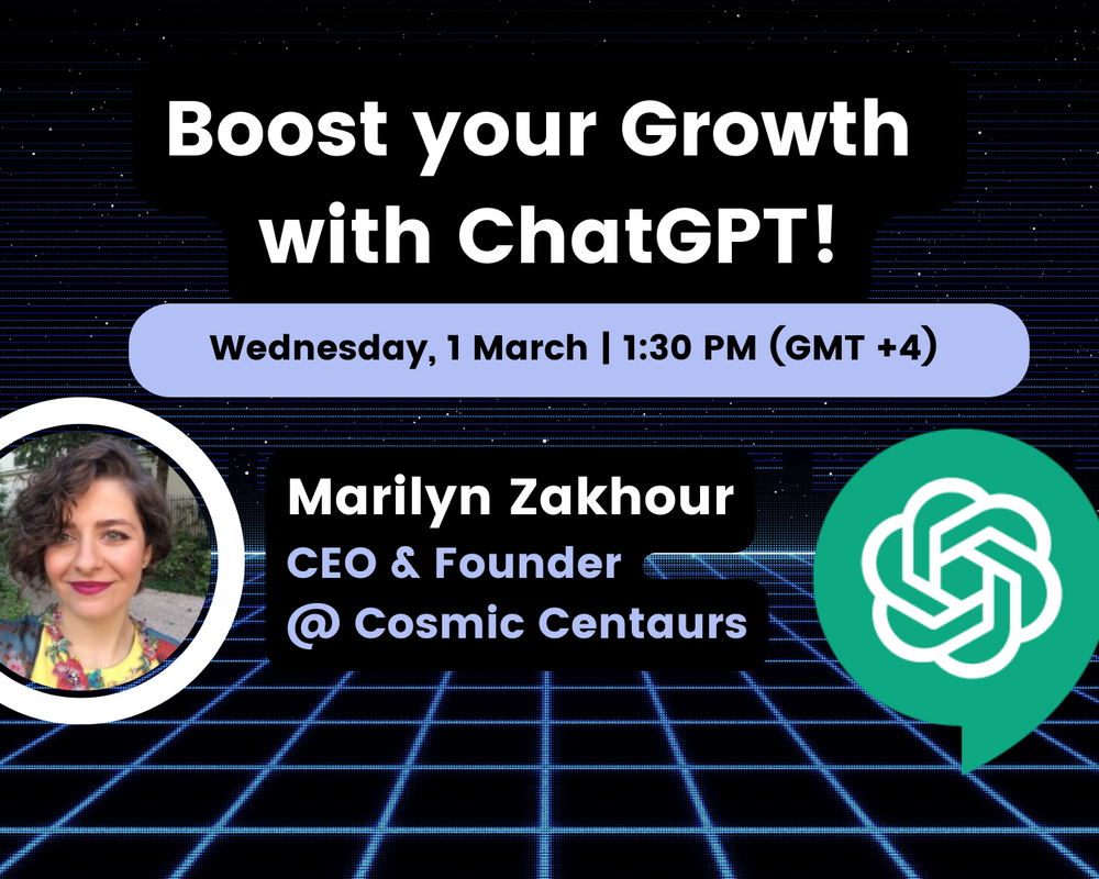Boost Growth with ChatGPT! | Cosmic Centaurs