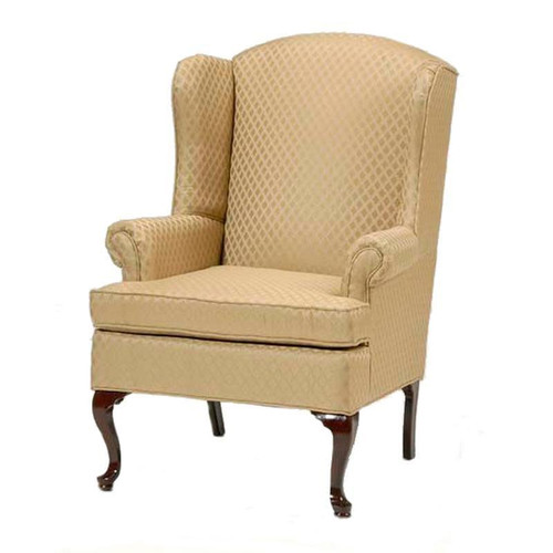 Gold Wingback Accent Chair | Fowler Furniture