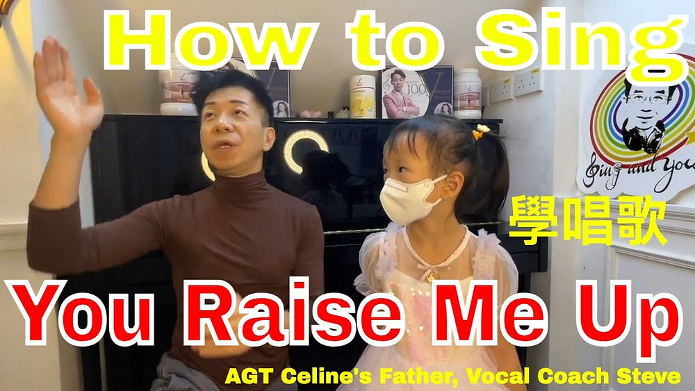 Little Kids Watching and Following Vocal Teacher How to Sing, So ...