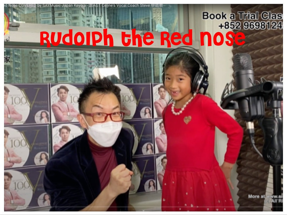 Rudolph the Red Nose COVERED by SAYMusic Japan Keyola - 跟AGT Celine's ...