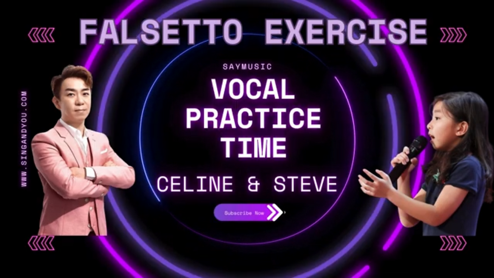 Learn Singing with Celine Vocal Practice Track Falsetto Exercise與 ...