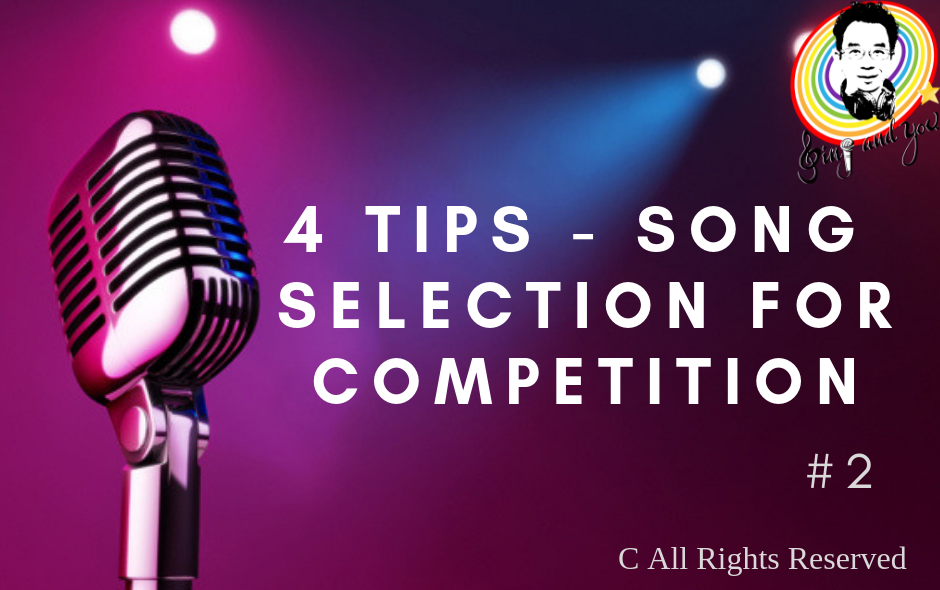 4 tips - song selection for competition #2