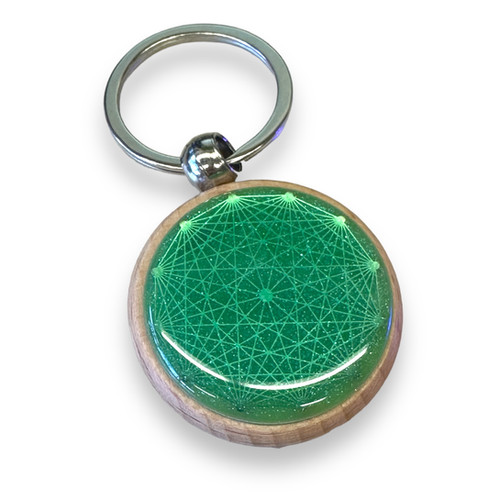 Tesseract based EMF protection keychain | Aplicum radionics healing