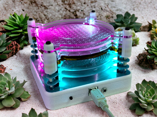 Scalar Wave Harmonization machine with Lakhovsky MWO disc, bifilar ...