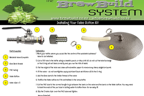 Mash Tun False Bottom Kit | brewbuild