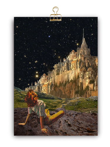 Celestial Citadel | Surreal Collage | Wild We Remain