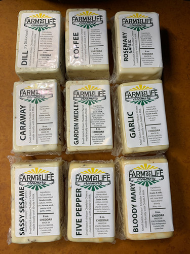 Handcrafted CHEDDAR | Farm Life Creamery
