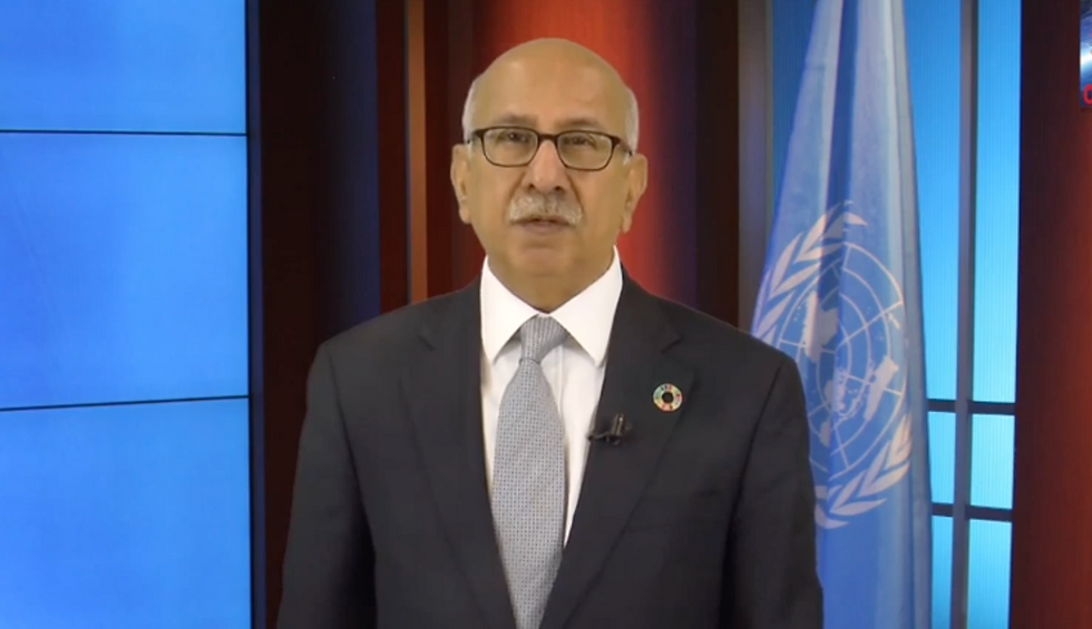 Navid Hanif, UN Assistant Secretary General, at the XXIII Infopoverty ...