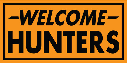 Welcome Hunters Banner | identitygraphics