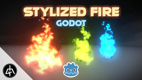 GODOT VFX - Stylized Fire Effect | GabrielAguiarProd