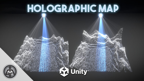 Unity VFX Graph - Holographic Map | GabrielAguiarProd