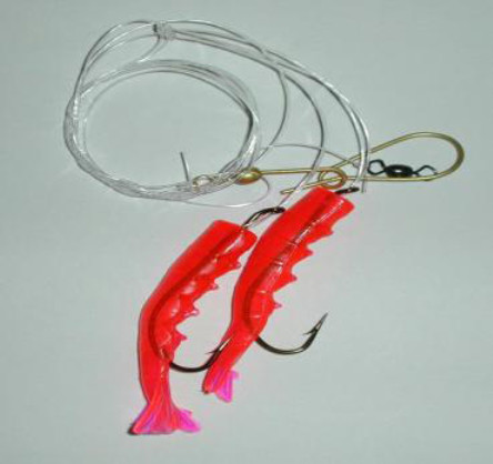 Codfish Rig with 3 inch Pink shrimp | SeaWolfe Tackle