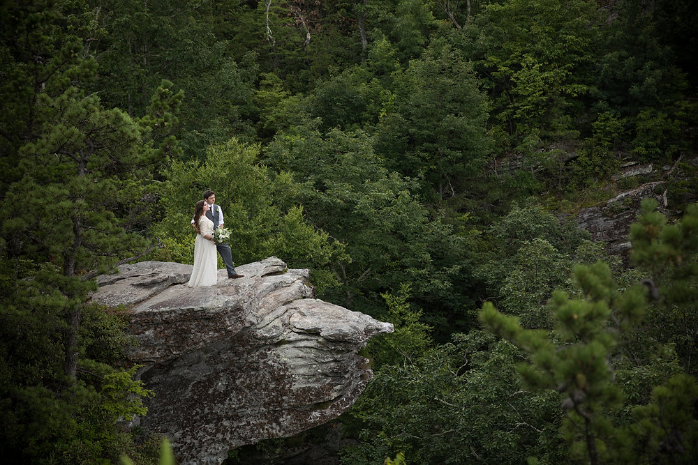 Linville Gorge Elopement: Sharon + Forrest