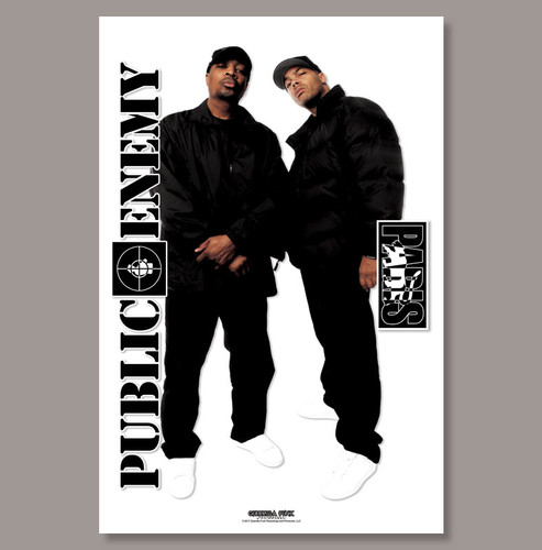 Limited Edition Paris/Public Enemy Poster | Guerrilla Funk Store