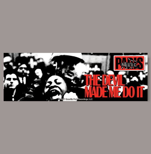 Paris - The Devil made Me Do It - Vinyl Sticker | Guerrilla Funk Store