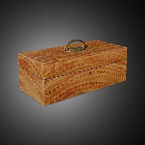 19th c Paint Decorated Document Box | CountryCupboard