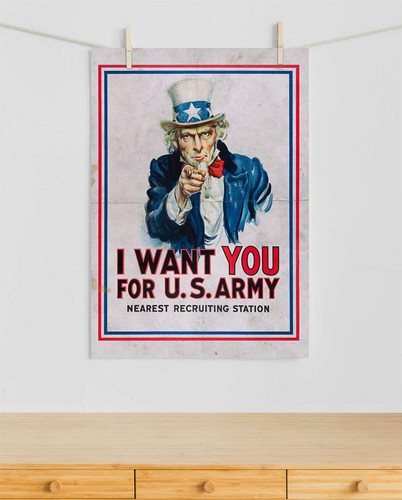 Uncle Sam 'I want you' WW1 Poster Print | Print & Poster Shop