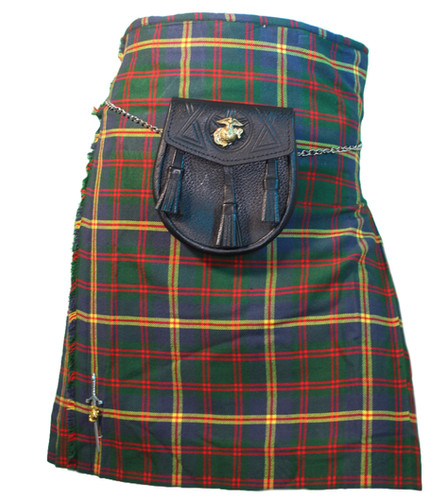 US Marine Corps Leatherneck Tartan Kilt Package | americanhighlander