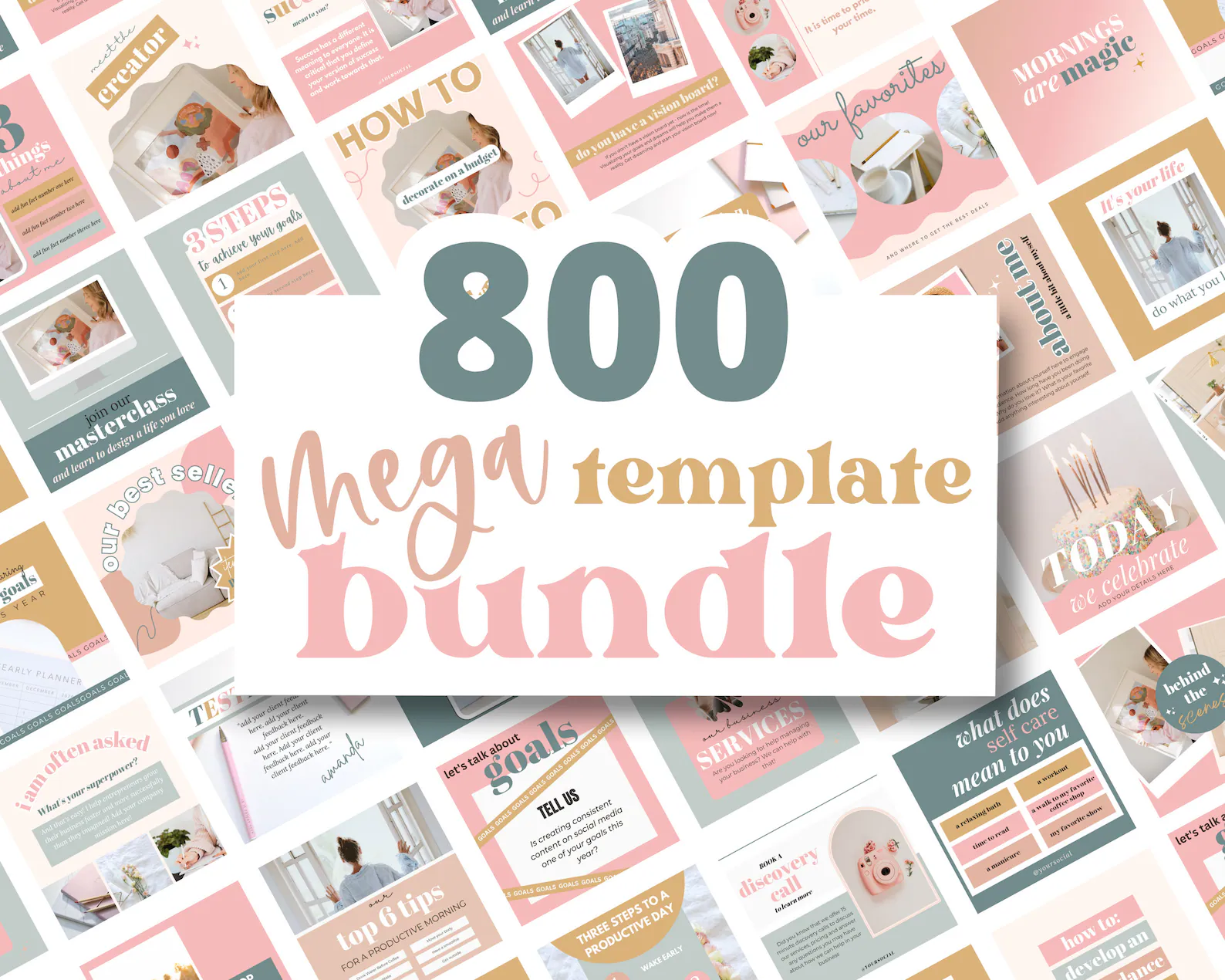 800 Colorful Instagram Templates For Business | Simply Affluent