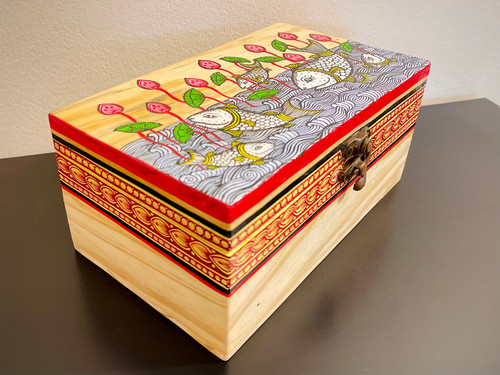 Pattachitra themed Wooden Boxes | Craftique Hub