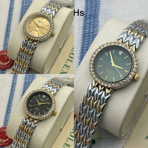 Rolex Watch For Ladies BRANDING WITH LOCK , KEY, STAINLESS STEEL BACK ...