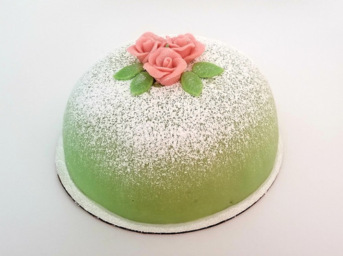 Traditional Green Princess Cake | A Taste of Sweden