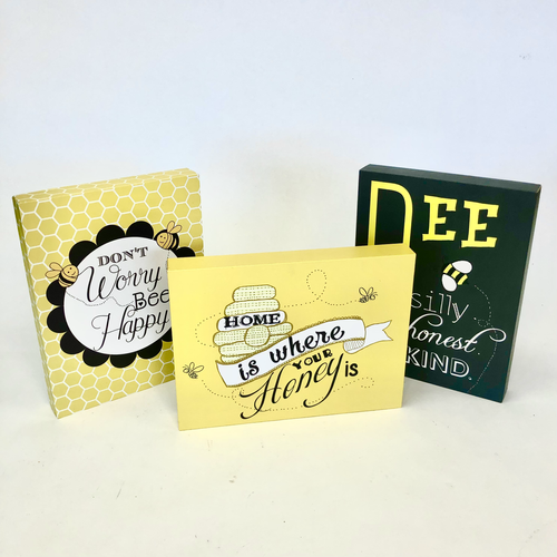 Bee Themed Signs | Program Assistant