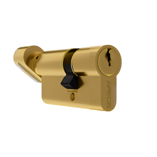 Apecs Euro Key & Turn Cylinders - Brass Only | Buckenham Locksmiths
