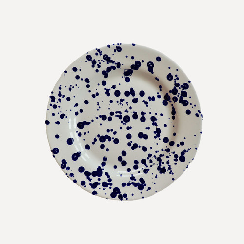 Dotty Blue Dinner Plate | Mysite