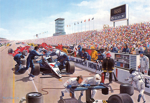 Team Work In Motion - Indy 1986 | randallquick