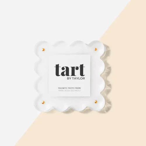 Mini Acrylic Scalloped Frames | Blue Hazel