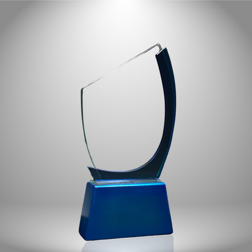 GRG03 - Cobalt Blue Outlined Plaque | Awards Central Philippines