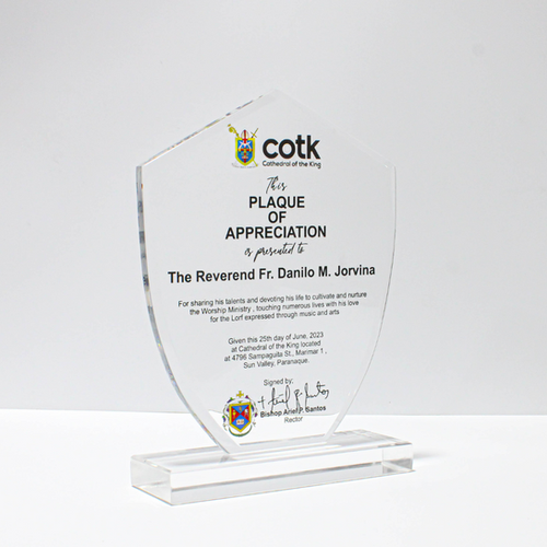 AP22- Acrylic Plaque | Awards Central Philippines