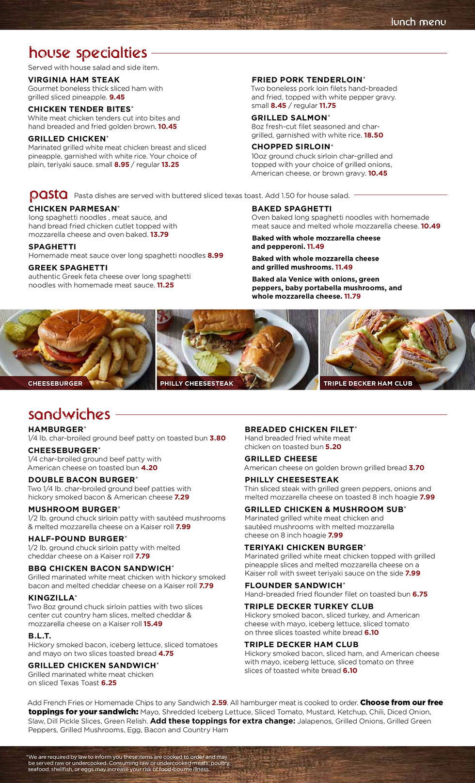 Breakfast Menu | King Kitchen