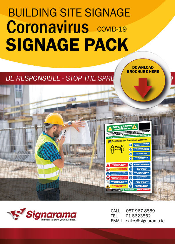 Building Site - Covid19 Signage Requirements