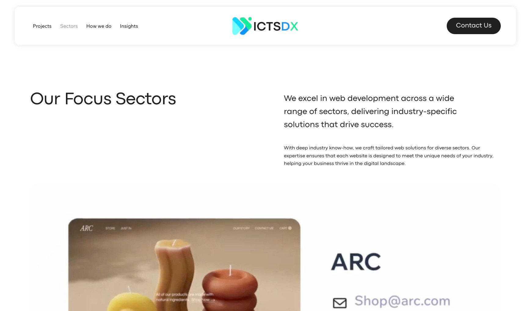 Sectors | ICTS Digital