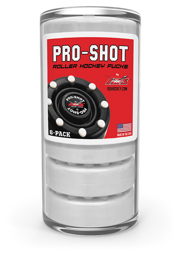 White - Pro-Shot Puck - 6 Pack | ideal-design-sports