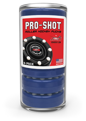 Blue - Pro-Shot Puck - 6 Pack | ideal-design-sports