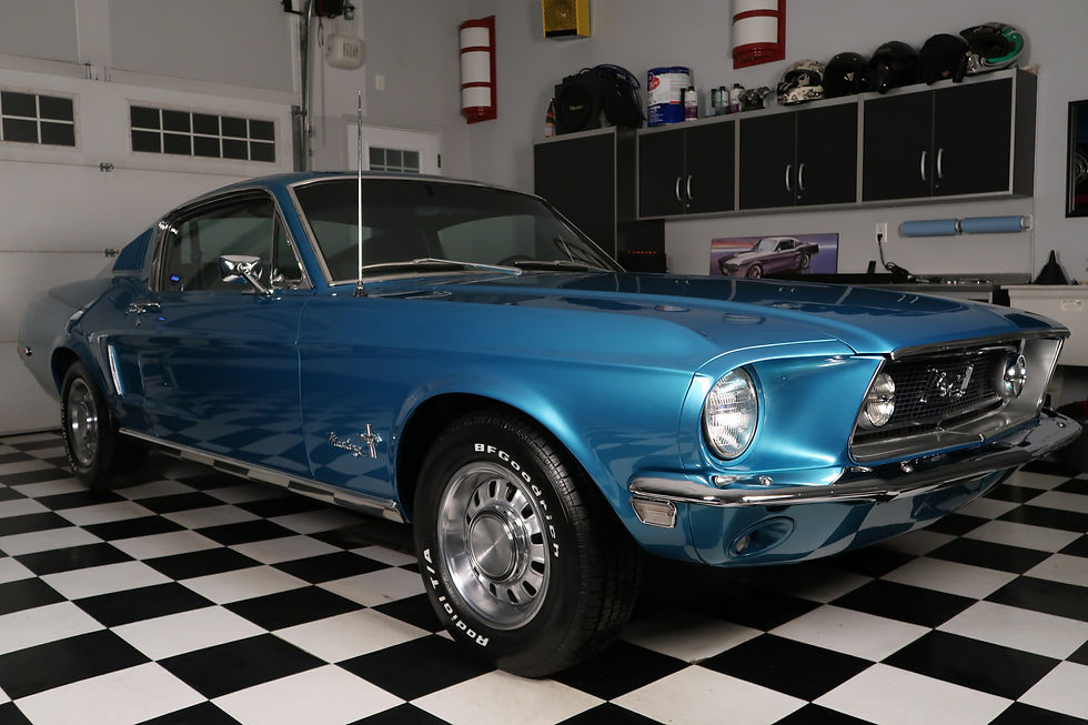 1968 Mustang Fastback 302ci Gulfstream Aqua | LongtinAutoSport