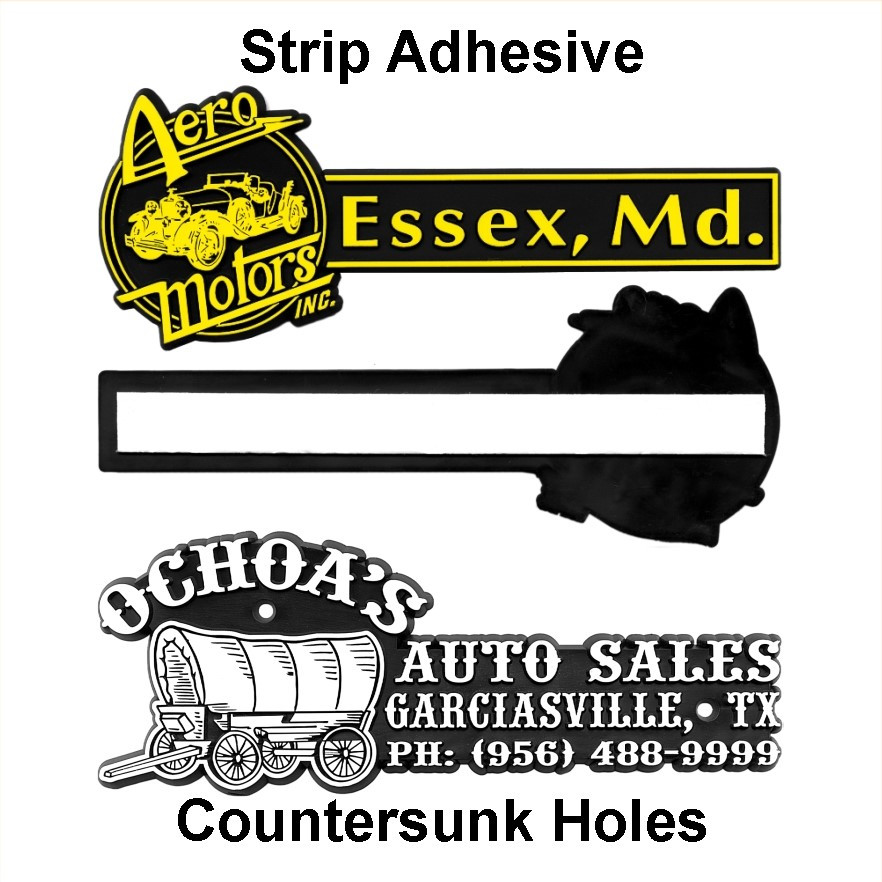 Custom Auto Nameplates | Berlekamp Plastic-Ad Line | Made in the USA