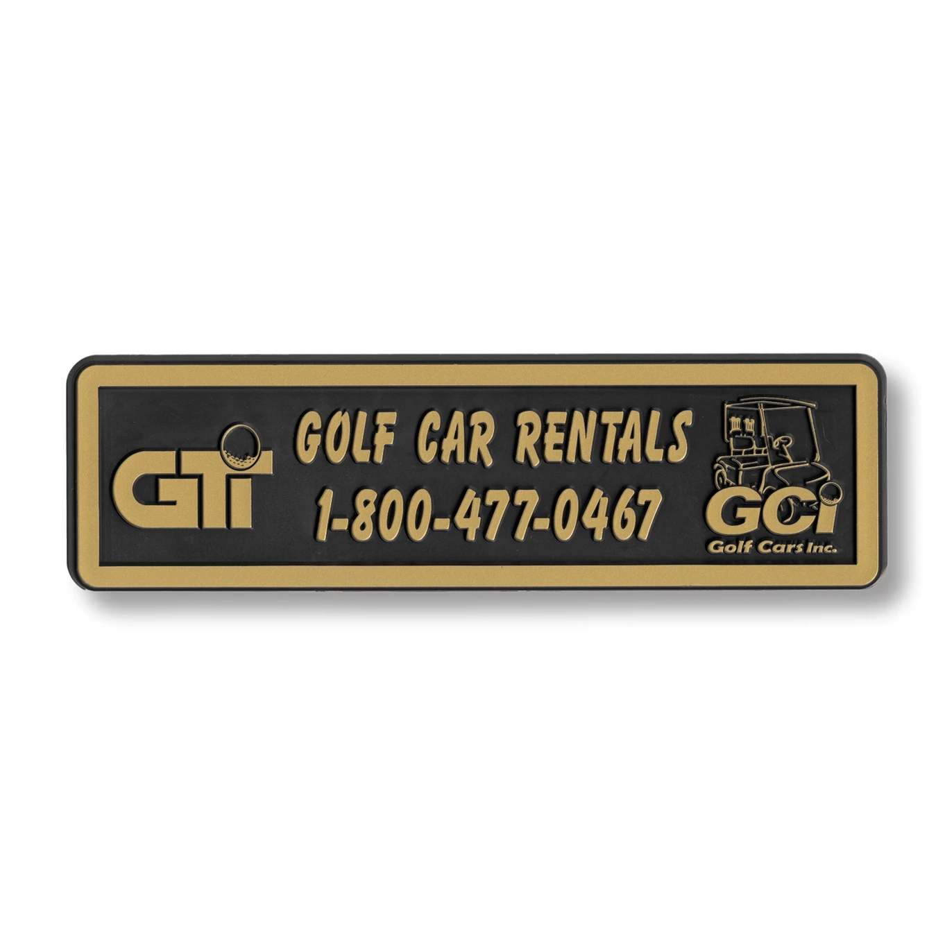 Custom Golf Cart Nameplates | Berlekamp Plastic-Ad Line | Made in the USA