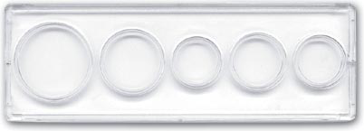5-Hole Plastic Coin Set Holder | Lake Superior Coins