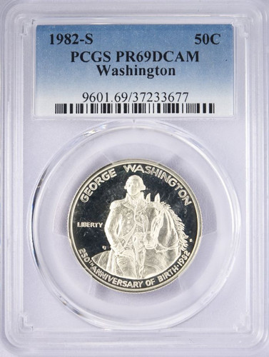 1982-S Washington Commemorative Half PCGS PR69 DCAM | Lake Superior Coins