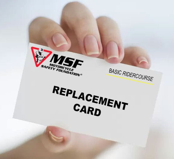 Replacement Course Completion Card | Powerride University