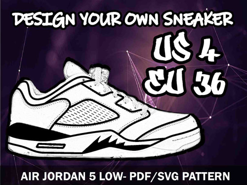 how to draw jordans 5