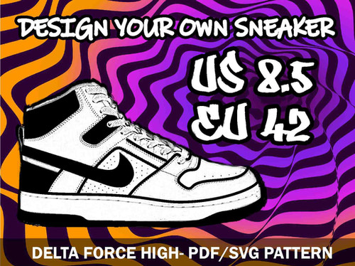custom sneaker | sneaker pattern